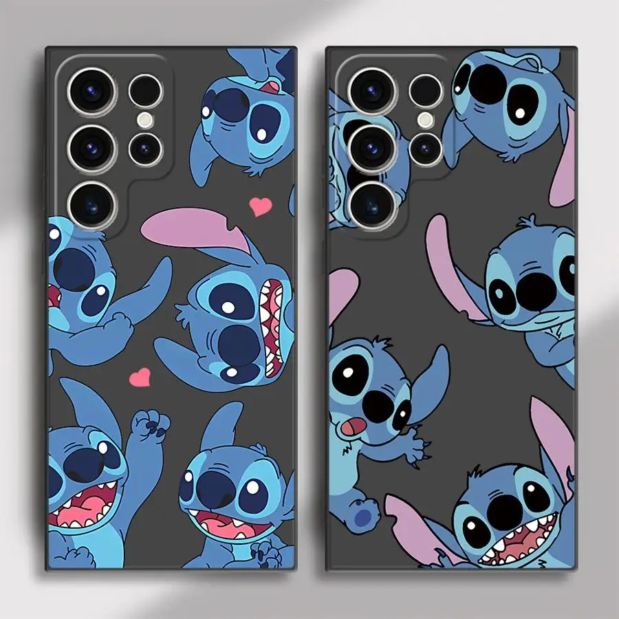Disney Cartoon Stitch Phone Case for Samsung Galaxy S23 Ultra S22 Plus S21 5G S24 S25 Ultra S20 ...