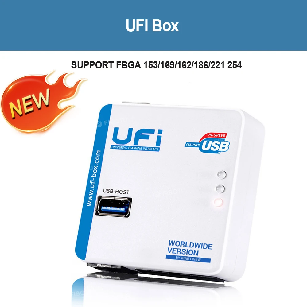 Новый полный набор UFI Box/Ufi Box + EMMC SOCKET Поддержка FBGA 153/169 ...