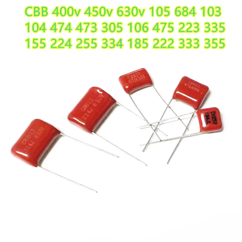 Конденсатор CBB 400 в 450 в 630 в 105 684 103 104 474 473 305 106 475 ...