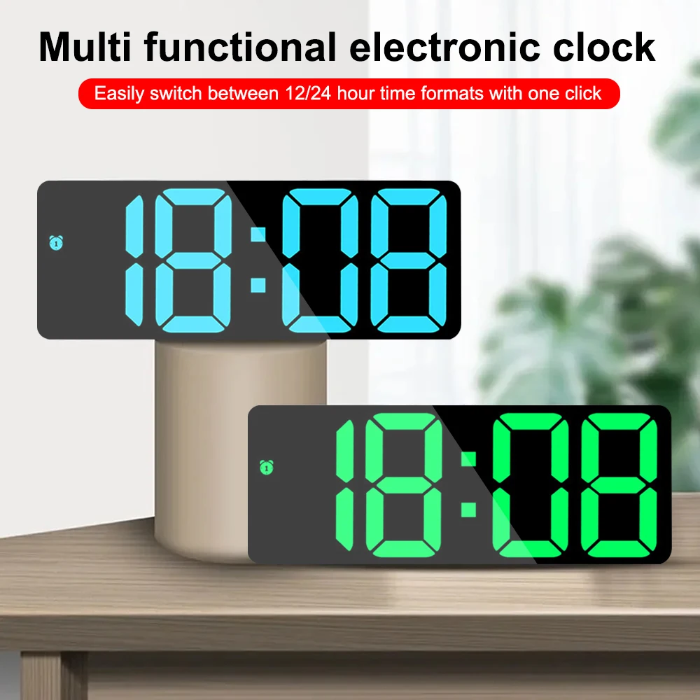 Настенные цифровые часы с питанием от Usb Aliexpress