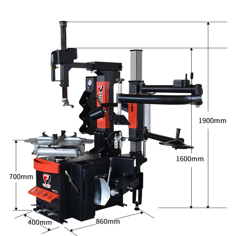 High-end new automatic rear tire raking machine for small and medium ...
