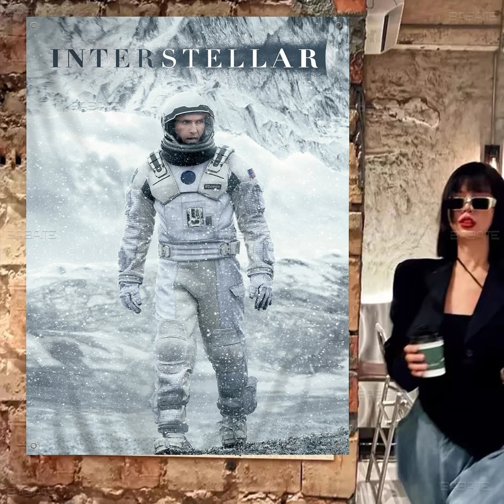 Classic Movie I-Interstellar Anime Chart Flag For Living Room Home Dorm ...