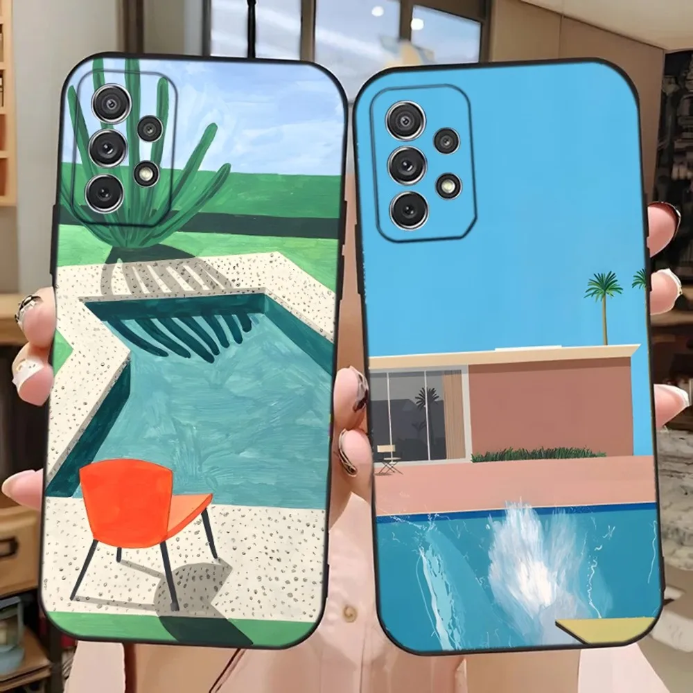 Art D-David Hockney Paintings Phone Case For Samsung Galaxy A13,A21s ...