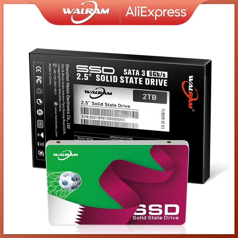 Walram SATA3 SSD 120 ГБ 240 ГБ 256 ГБ 128 ГБ 480 ГБ 512 ГБ 1T 2 ТБ HDD ...