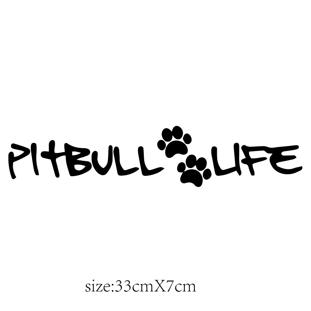 Виниловая наклейка Pitbull Life для автомобиля, грузовика, ноутбука | AliExpress