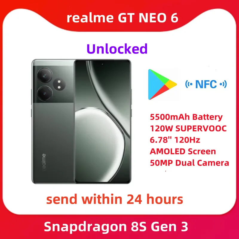 Смартфон Realme GT Neo6, 16/512ГБ | AliExpress