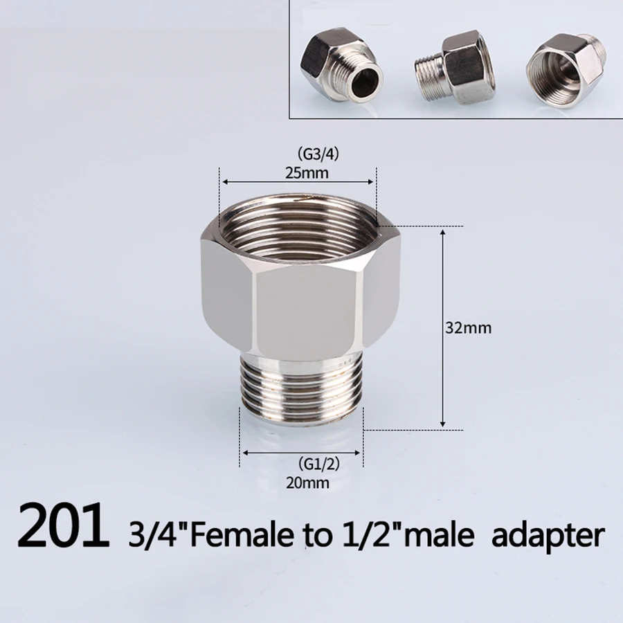 G 1/2 "3/4" BSPP переходник с внутренней и наружной резьбой типа ...