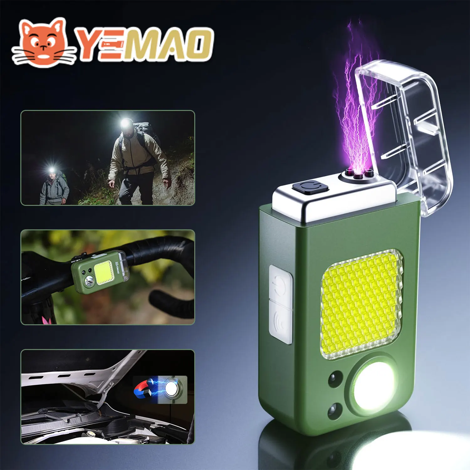 YEMAO T618 Фонарик 500LM 6 режимов | AliExpress