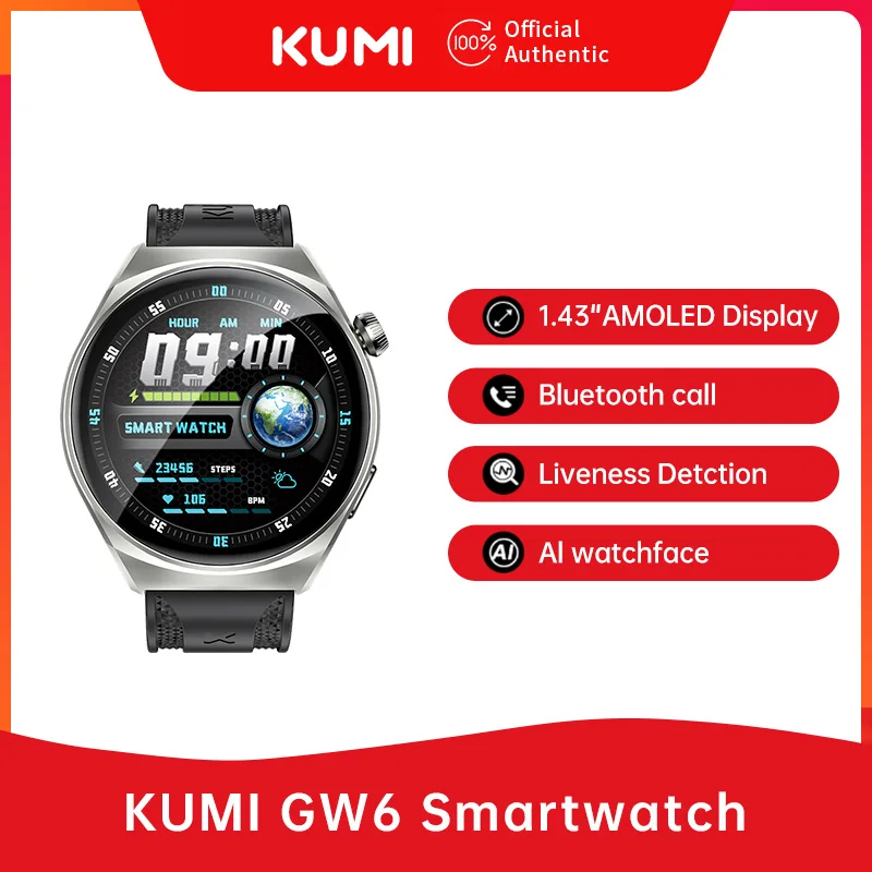 Смарт-часы KUMI GW6 | AliExpress