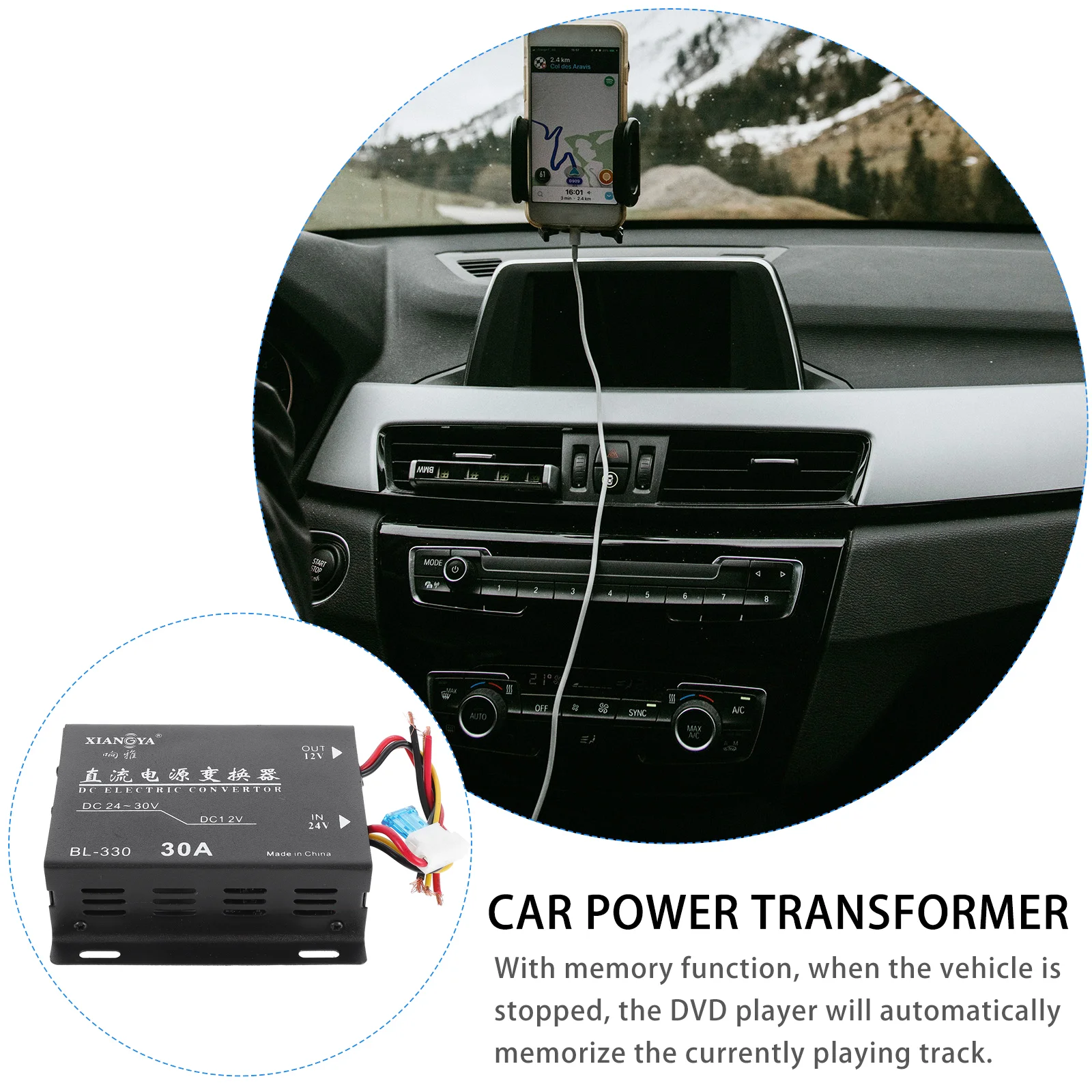 10 A Voltage Converter Vehicle Power Converter Trransformer Car Power ...