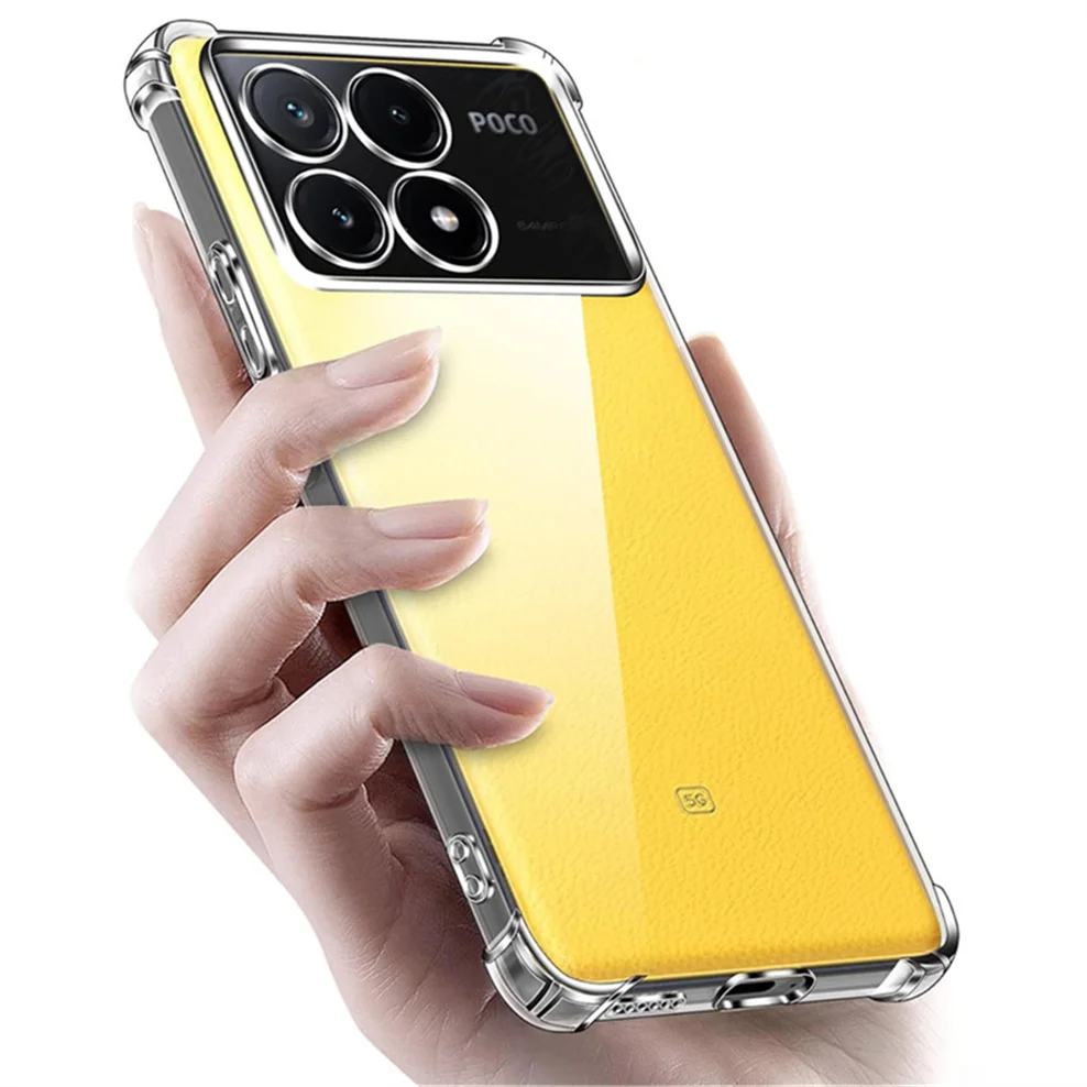 чехол для Poco X6 Pro 5G, покофон х 6 про мягкие прозрачные ...