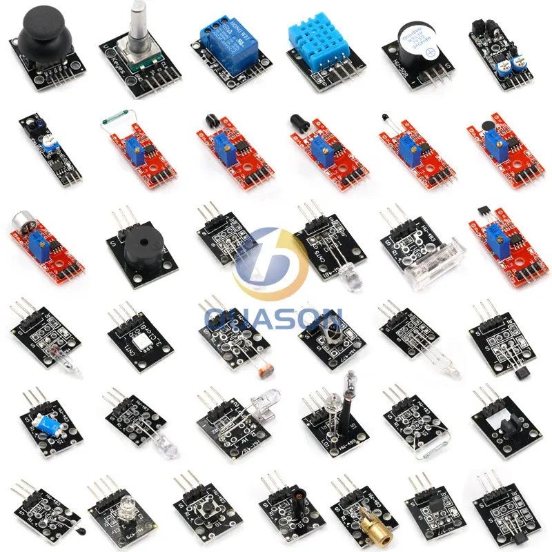 For arduino 45 in 1 Sensors Modules Starter Kit better than 37in1 ...