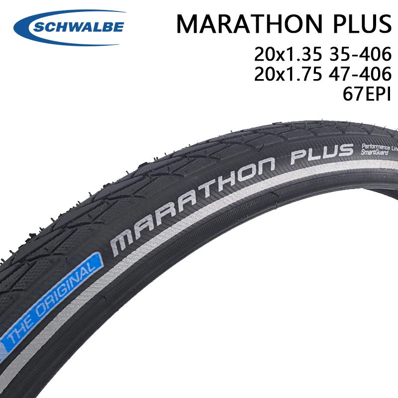 SCHWALBE MARATHON PLUS 20 дюймов складная шина | AliExpress