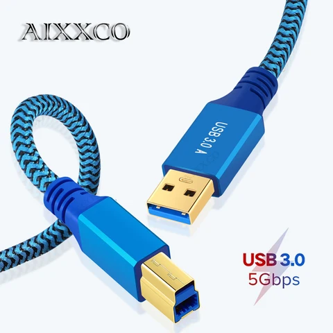 Usb a usb b 3m - купить недорого | AliExpress