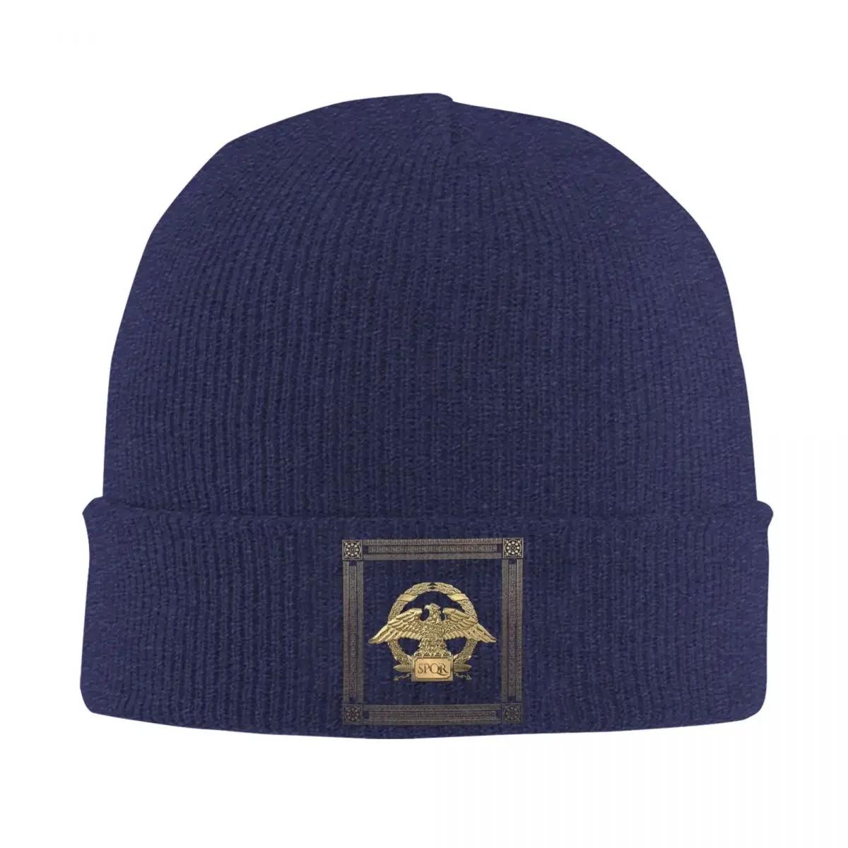 Custom SPQR Roman Empire Gold Imperial Eagle Skullies Beanies Caps ...