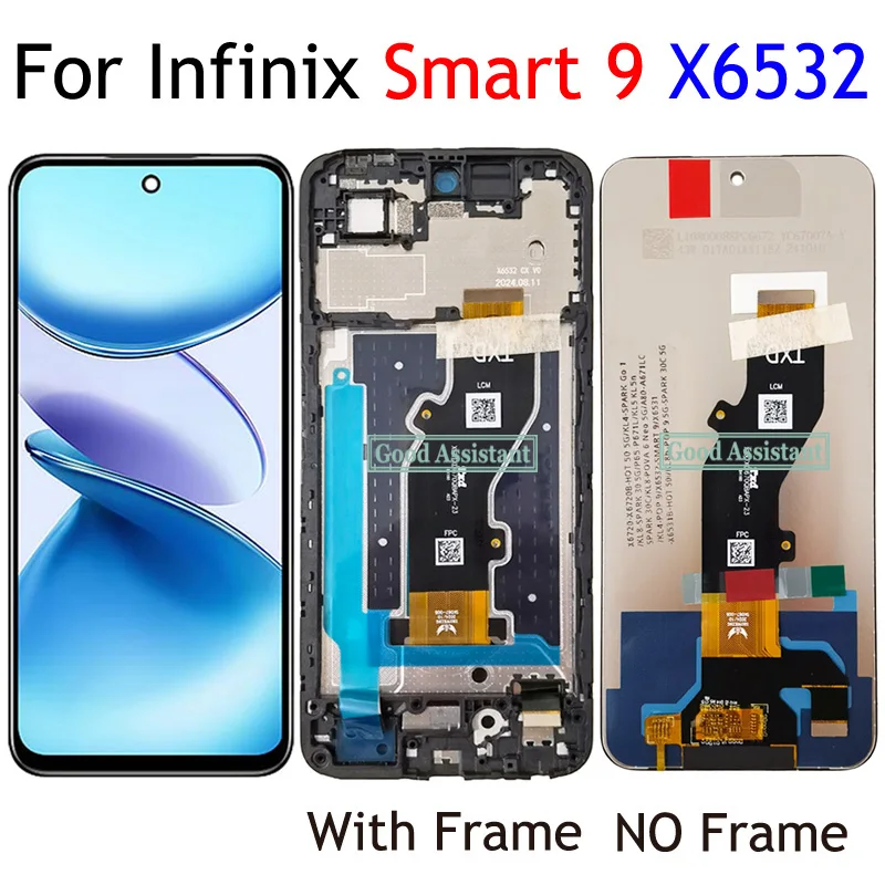ЖК-дисплей 6,7 дюйма для Infinix Smart 9 X6532, сенсорный экран ...