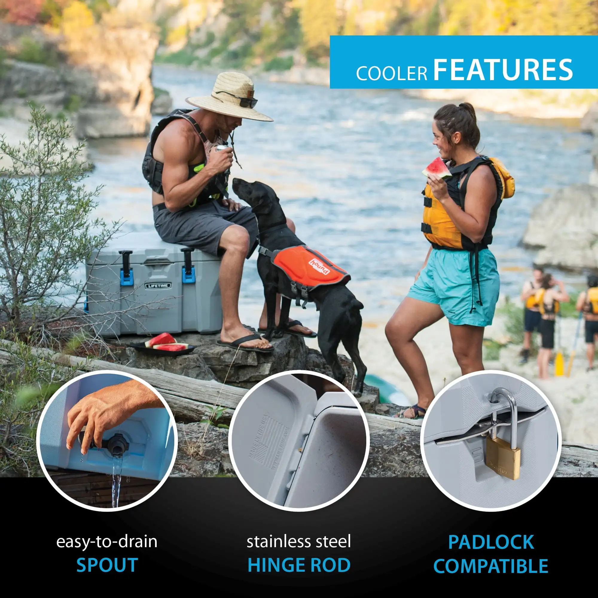 Lifetime 55 Quart High Performance Cooler – Wild For Adventure Gear