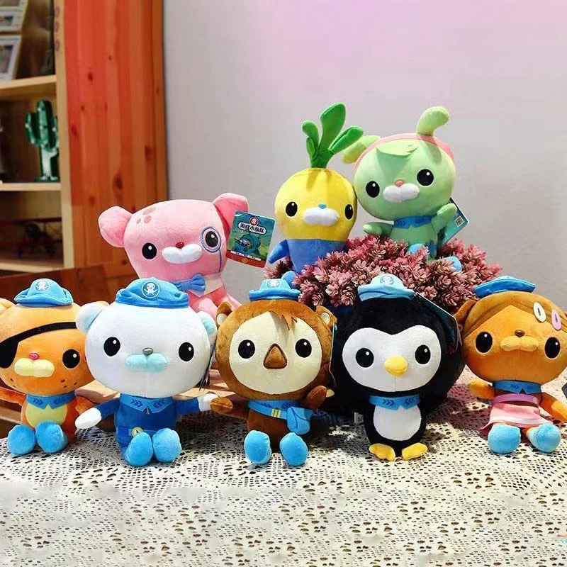 Octonauts Plush Toy Barnacles Peso Kwazii Tweak Vegimal Dashi Stuffed ...