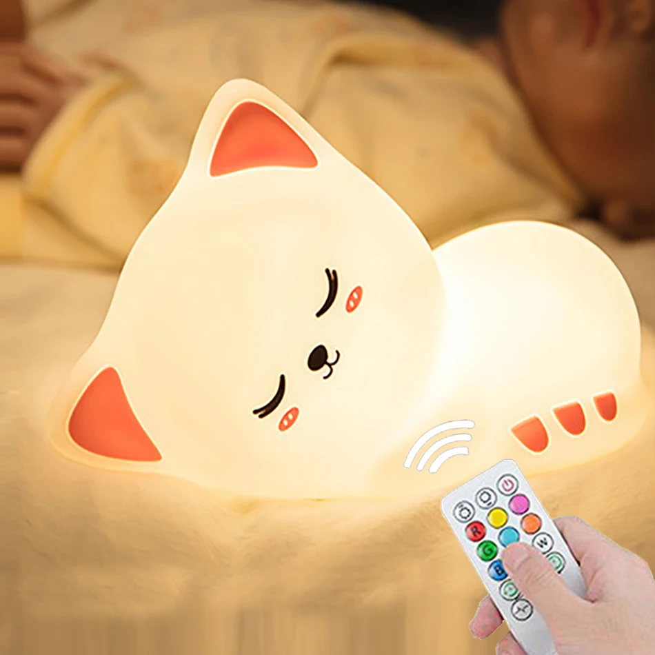 Мягкий силиконовый светодиодный ночник Usb Перезаряжаемый Aliexpress
