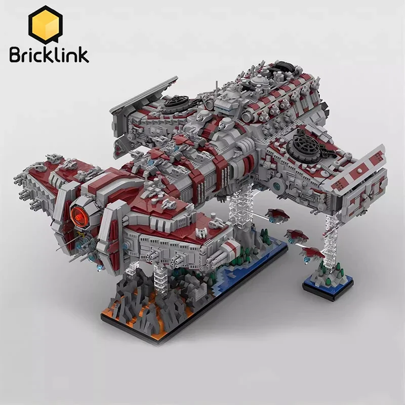 Bricklink MOC Военный Космический Корабль из блоков | AliExpress