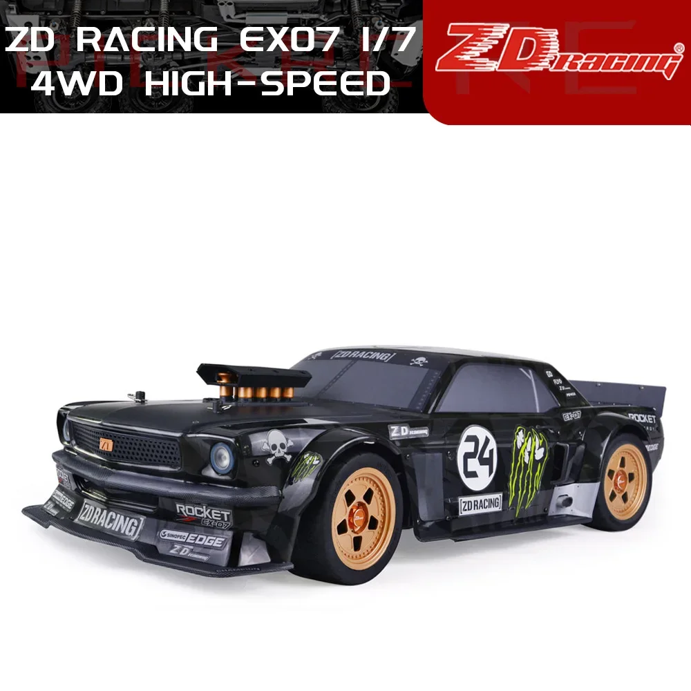 ZD Racing EX07 1/7 4WD RC высокоскоростной Профессиональный плоский ...