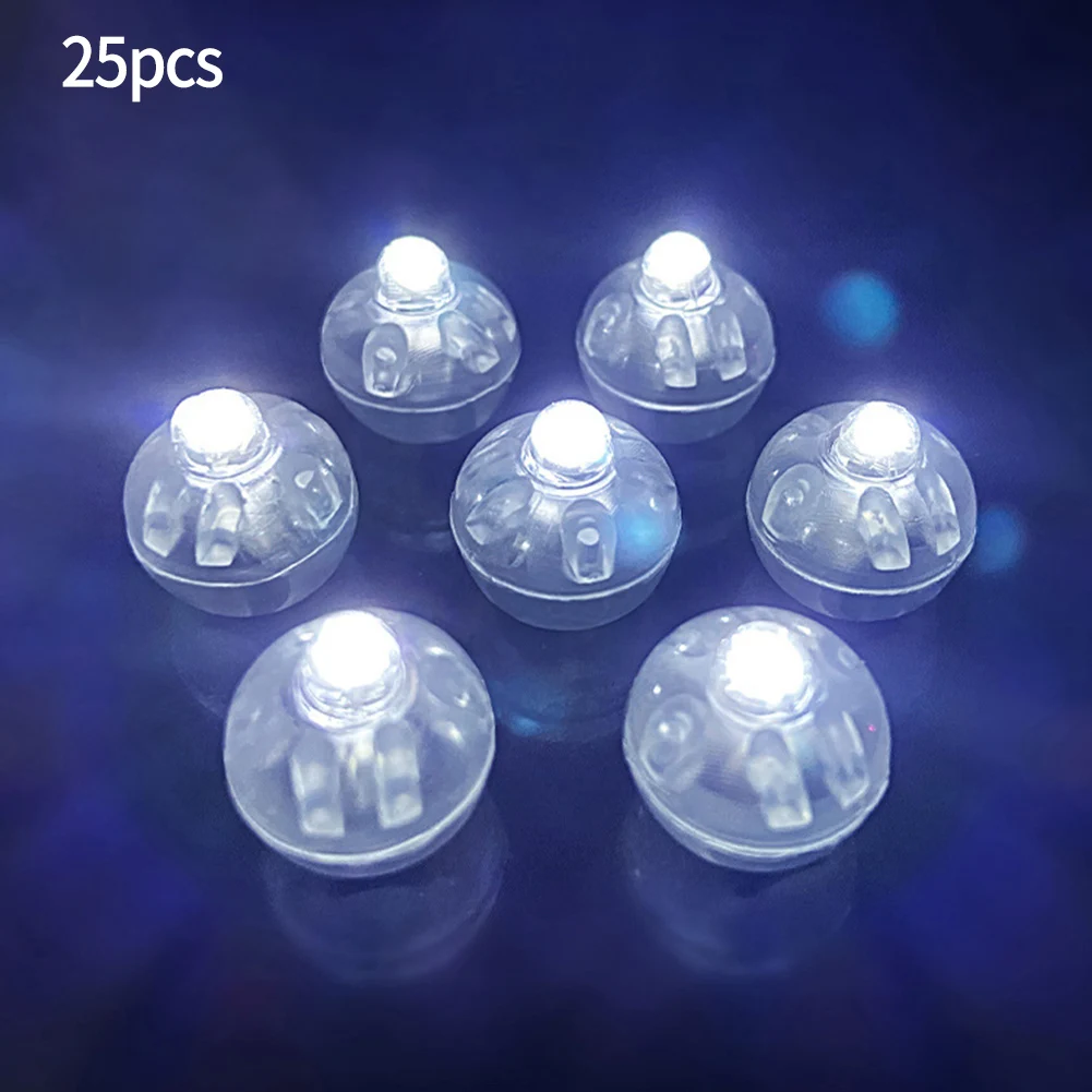 25PCS LED Balloon Lights Individual Round Led Light Tiny Wireless ...