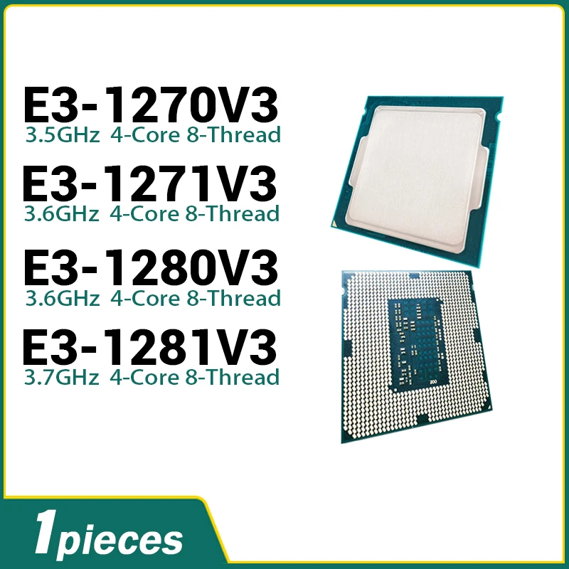 Оригинальный E3 1270 V3 E3 1271 V3 E3 1280 V3 E3 1281 V3 LGA 1150 E3 ...