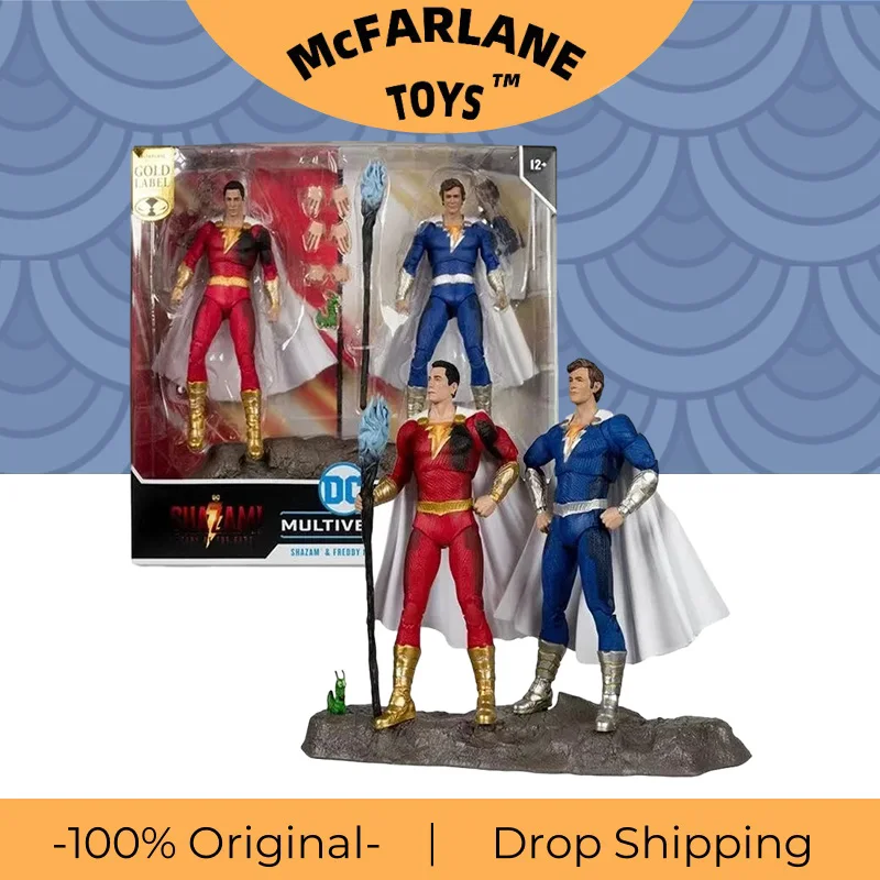 McFarlane Toys DC Multiverse Shazam & Freddie Freeman 7 дюймов фигурки ...