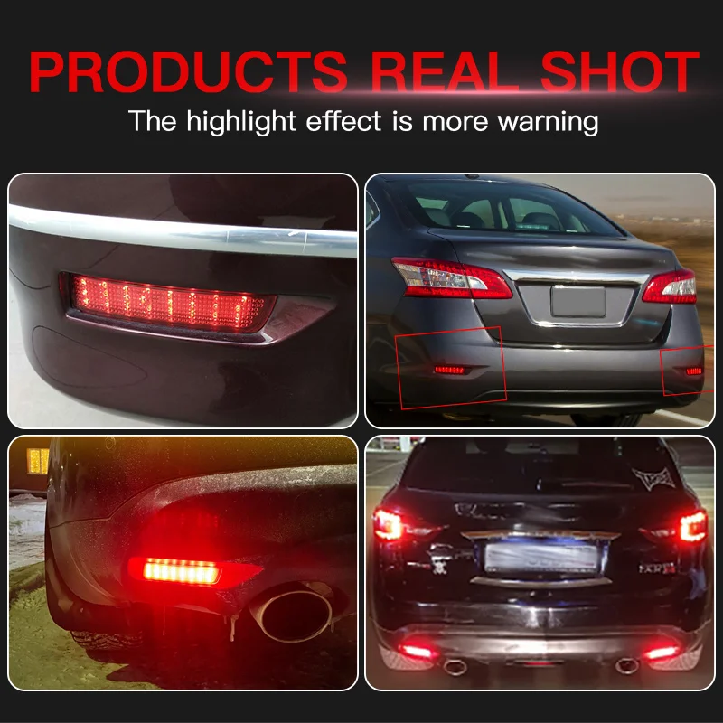 Светодиодные отражатели заднего бампера для Infiniti FX35/FX37/FX50 ...