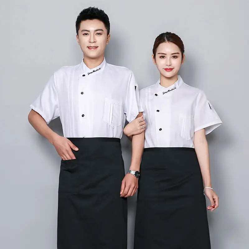 Hotel Kitchen Workwear Restaurant Cook Uniform Set Cafe Bakery Waiter ...