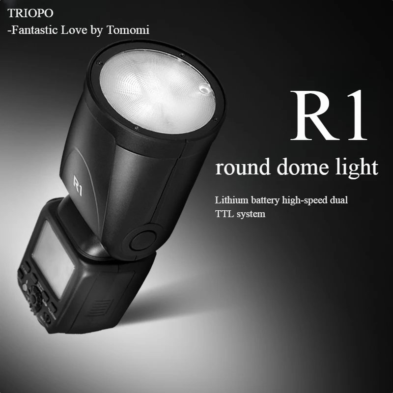 TRIOPO R1 Вспышка Speedlite с круглой головкой 2,4G Беспроводная TTL 1 ...