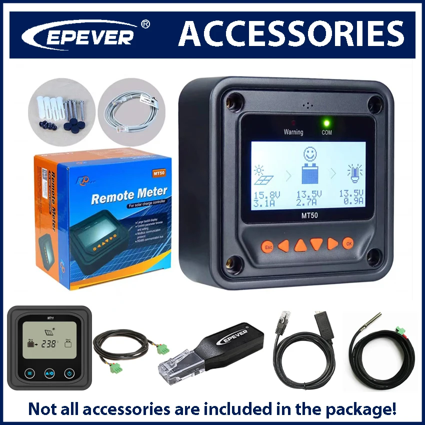 Аксессуар EPEVER MT52, удаленный счетчик MT11, Wi-Fi, датчик ...