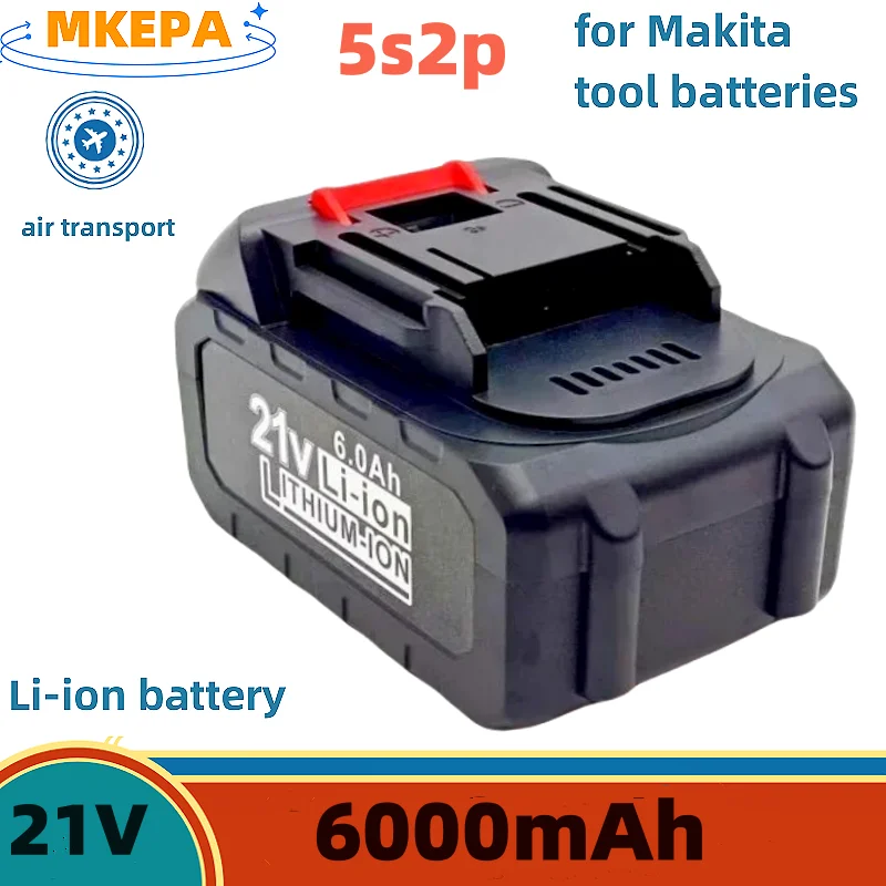 Аккумулятор Li-Ion MKEPA 21V 6000mAh для электроинструментов | AliExpress