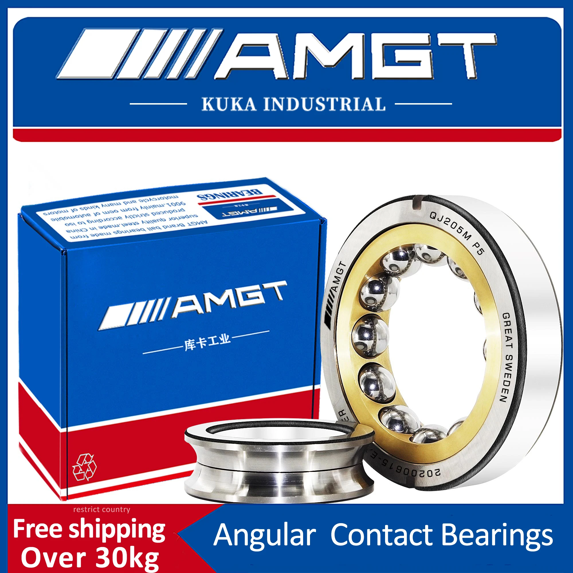 Подшипник AMGT QJ205 QJ206 QJ305 QJ207 QJ306 QJ208 | AliExpress