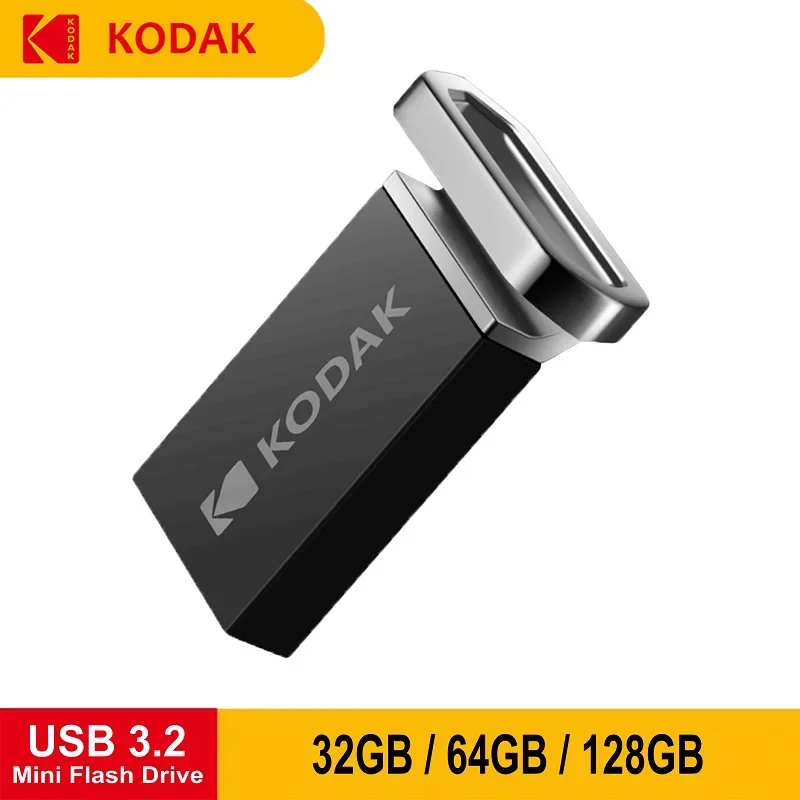 Kodak USB3.2 Pendrive K113 32 ГБ 64 ГБ 128 ГБ Высокоскоростной 140 МБ/с Мини-металлический USB ...