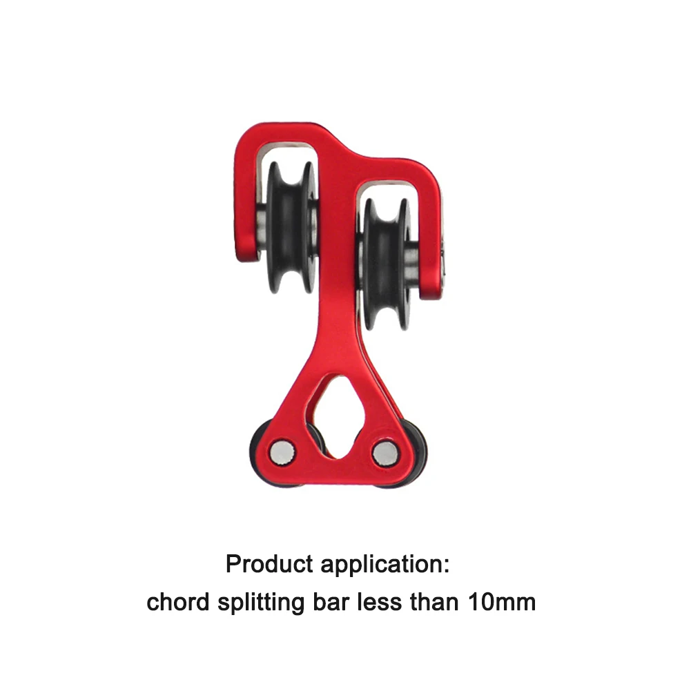 Aluminum Alloy Bowstring Splitter Roller Slide Compound Pulley Roller ...