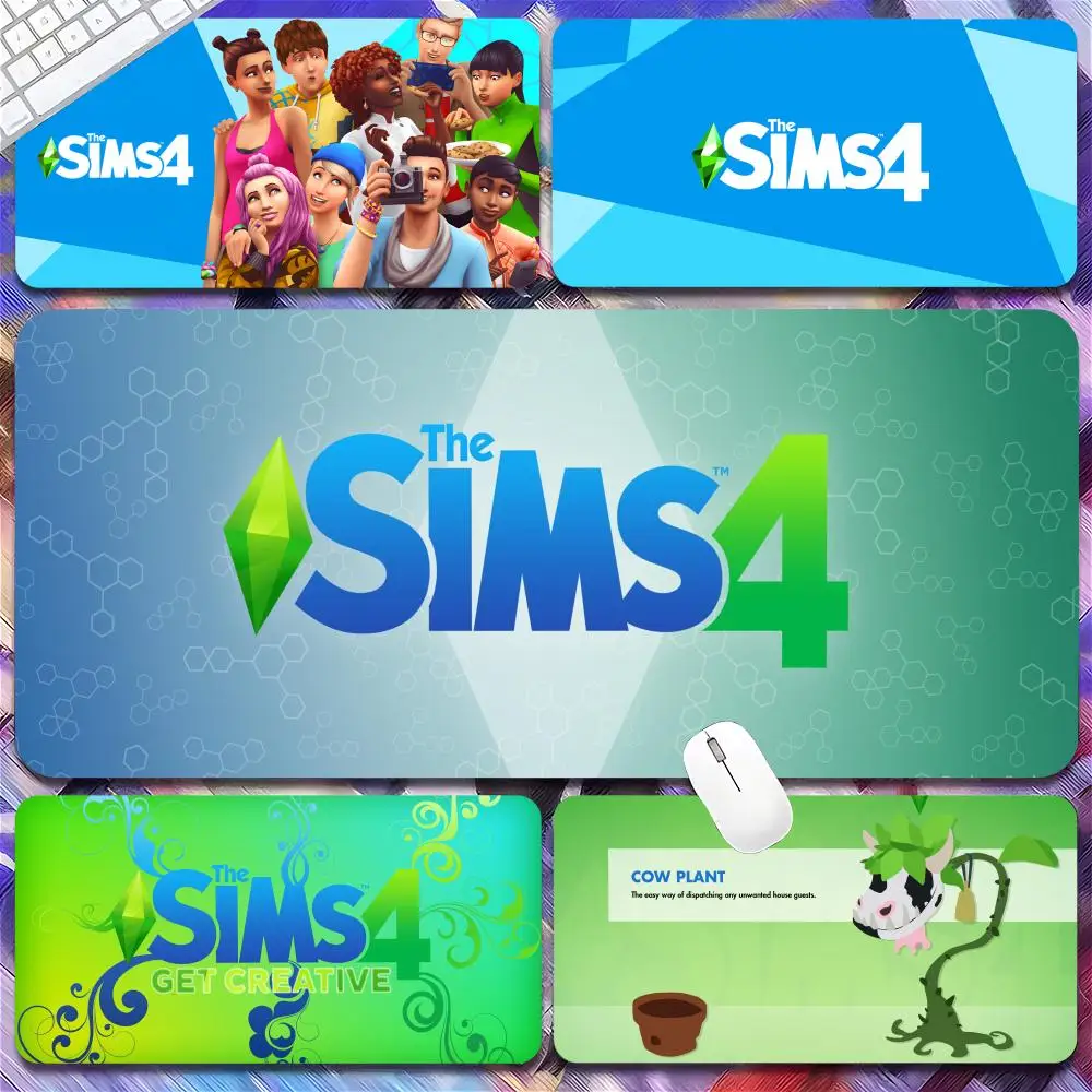 NEW GAME The Sims 4 Mouse Pad Tapetes de Mesa Teclado, Borracha Kawaii ...