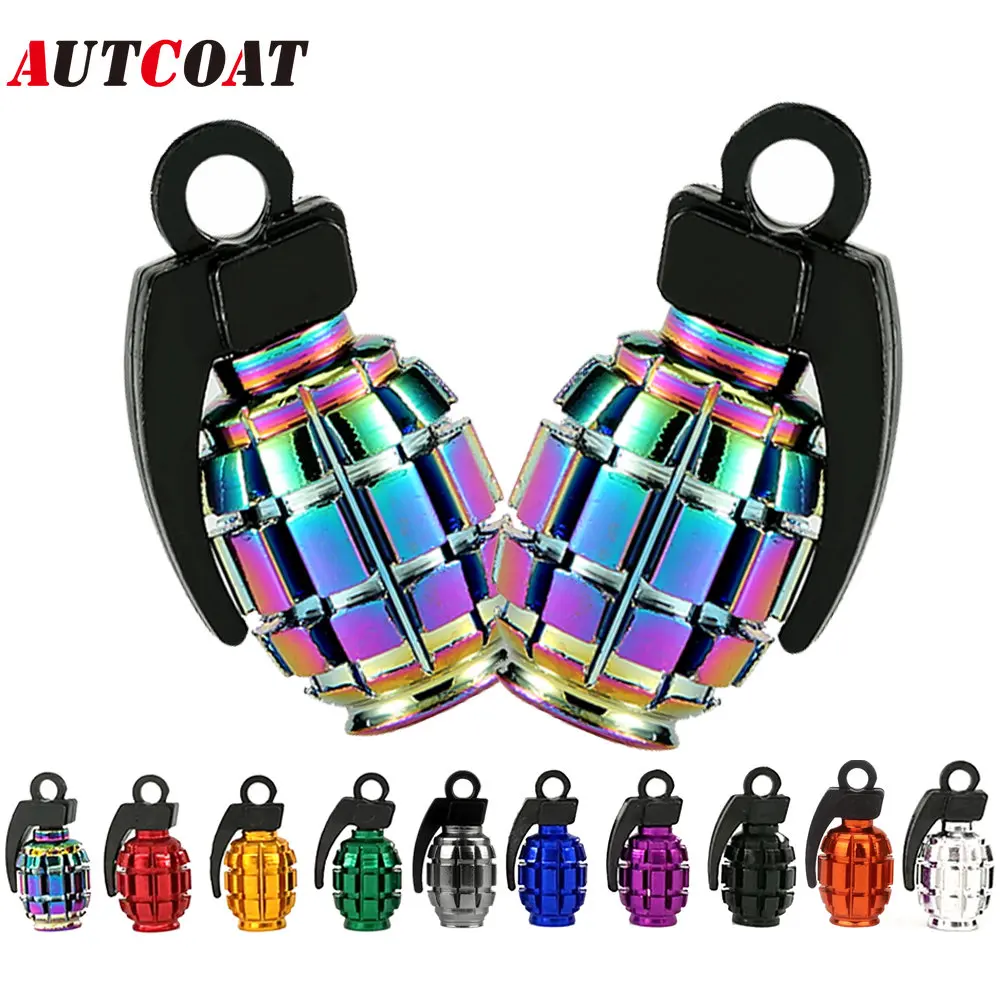 Колпачки клапанов шин AUTCOAT, 4 шт./комплект, универсальные колпачки ...