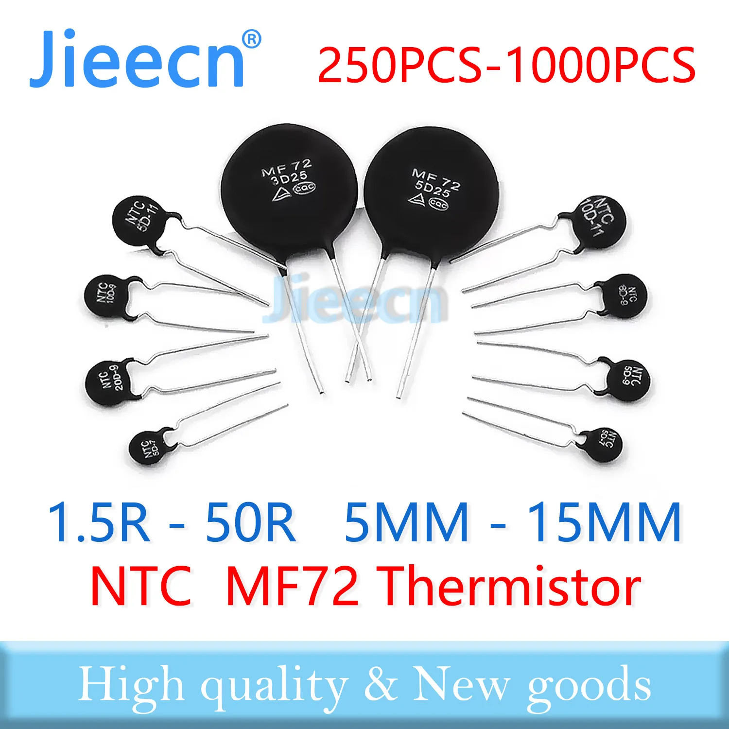 NTC MF72 Термистор 5-15 мм 1,5R 2,5R 3R 5R 8R 10R 12R 15R 16R 20R 22R ...