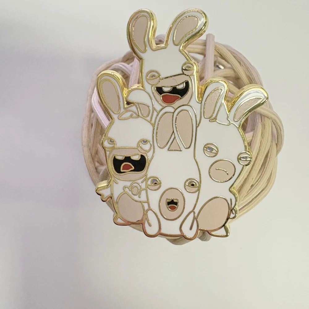 Брошь «Вравляющие кролики» Bwaaah | AliExpress