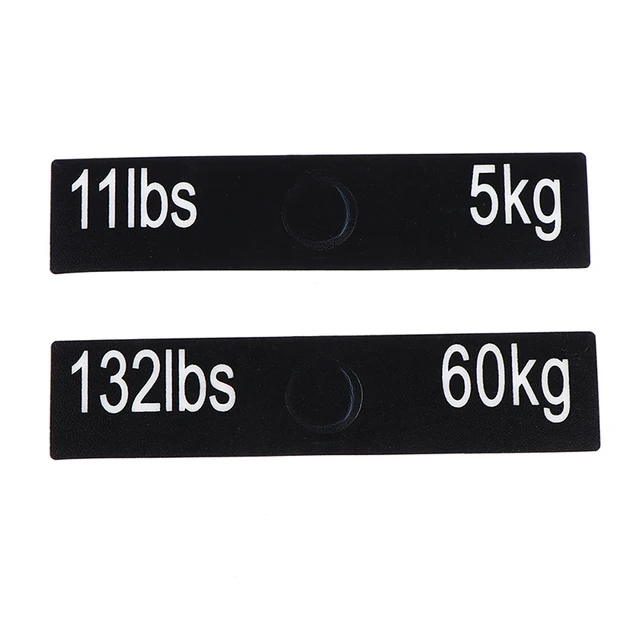 1 Sheet Weight Sticker Labels for Gym Equipment Accessories Power ...
