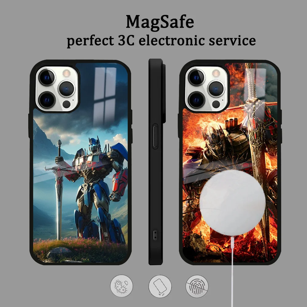 Transformers Bumblebee Clear Phone Case For IPhone 16 15 14 13 12 11 ...