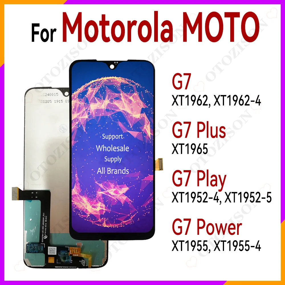 ЖК-дисплей для Motorola MOTO G7 XT1962 XT1962-4 / G7 Plus G7plus XT1965 /G7 Play G7play XT1952-4 ...