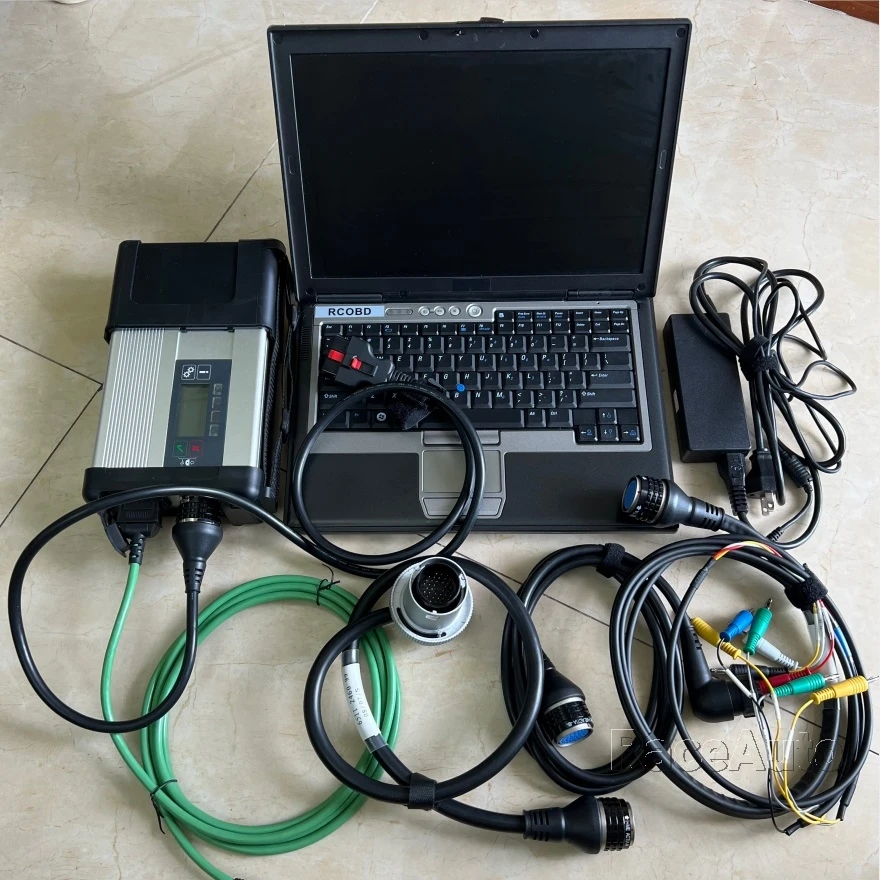 MB Star C5 SD Connect C4 with software 03/2022 & Laptop D630 forBenz ...