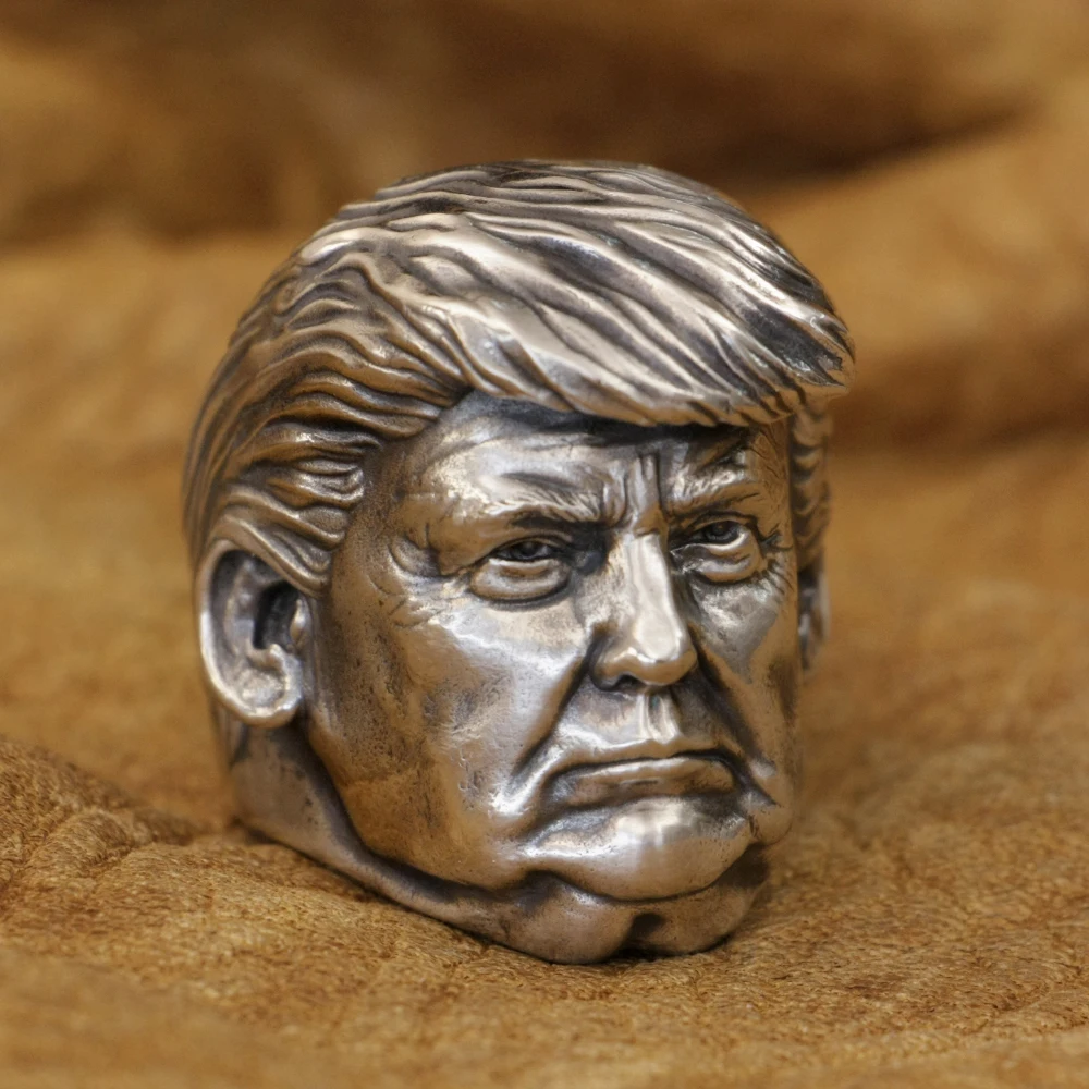 Женское серебряное кольцо, украшение в байкерском стиле США, Размер 7 ...