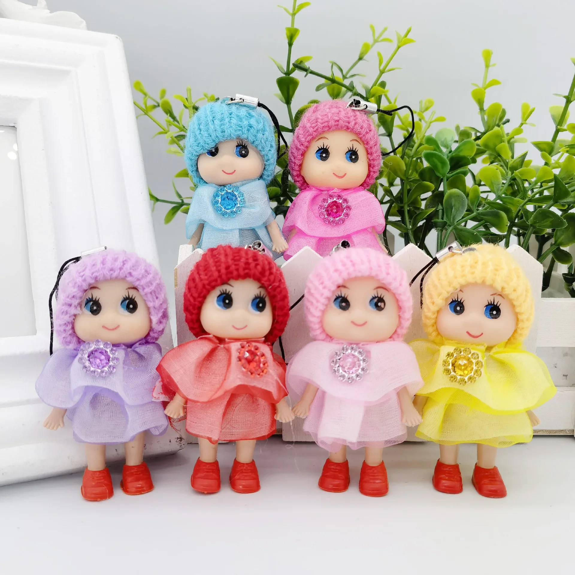 MOONBIFFY Милые плюшевые куклы брелоки | AliExpress