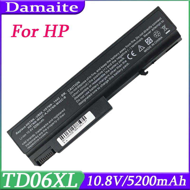 TD06XL Аккумулятор для ноутбука HP ProBook 6550b 6555b TD06 TD09 HSTNN ...