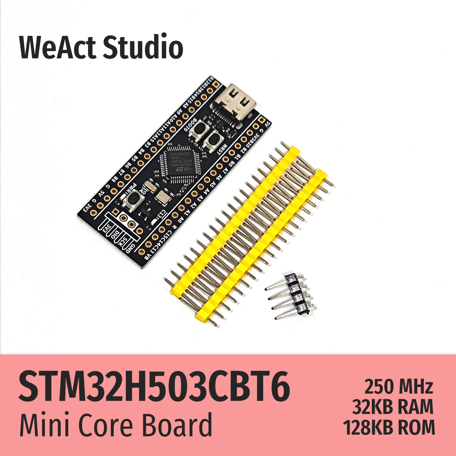 WeAct STM32H503CBT6 демонстрационная плата | AliExpress