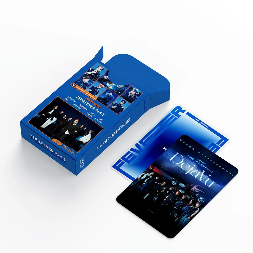 55Pcs/Set Kpop ATEEZ New Album Zero:fever Part 3 Lomo Cards HD Printed ...
