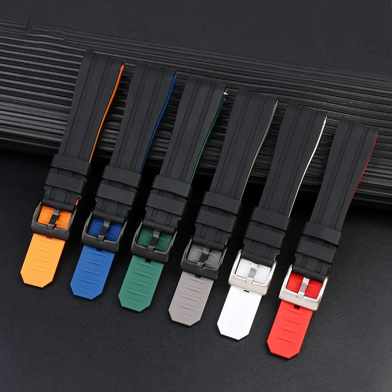 Ремешок силиконовый для часов Rolex Daytona Submariner Oysterflex GMT ...